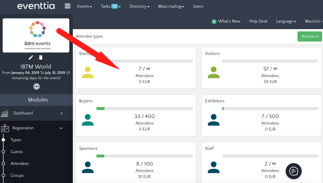 How to create attendee badges
